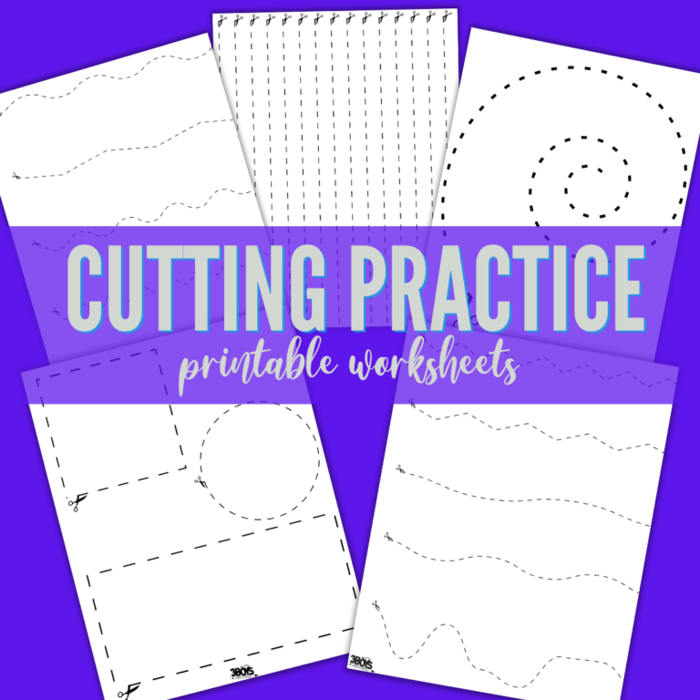 Generic Cutting Practice Sheets - 3 Boys and a Dog, Shop