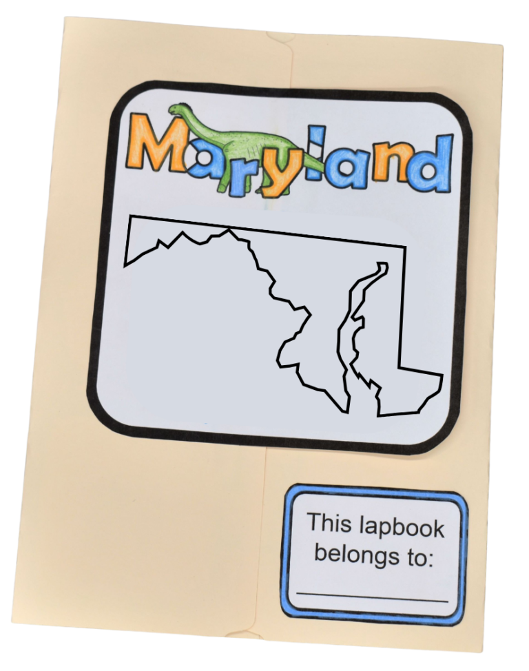 Maryland Lapbook Elements - 3 Boys and a Dog, Shop